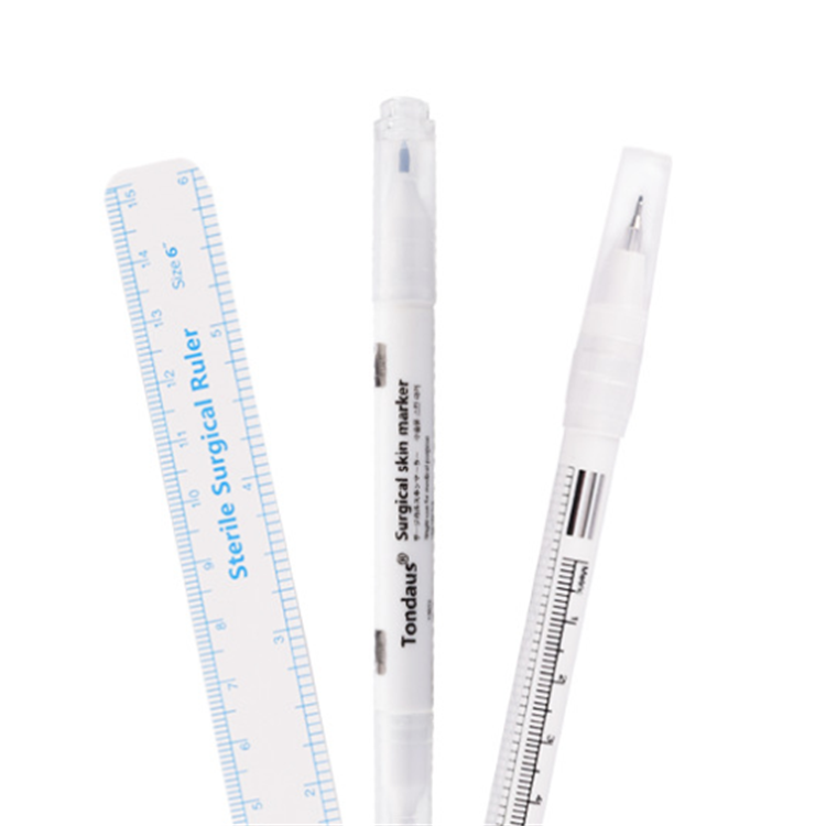Sterile Surgical Marker with Ruler